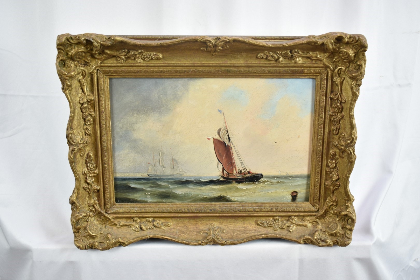 George Chambers | Pilot Cutter off the North Headland, Kent | MutualArt