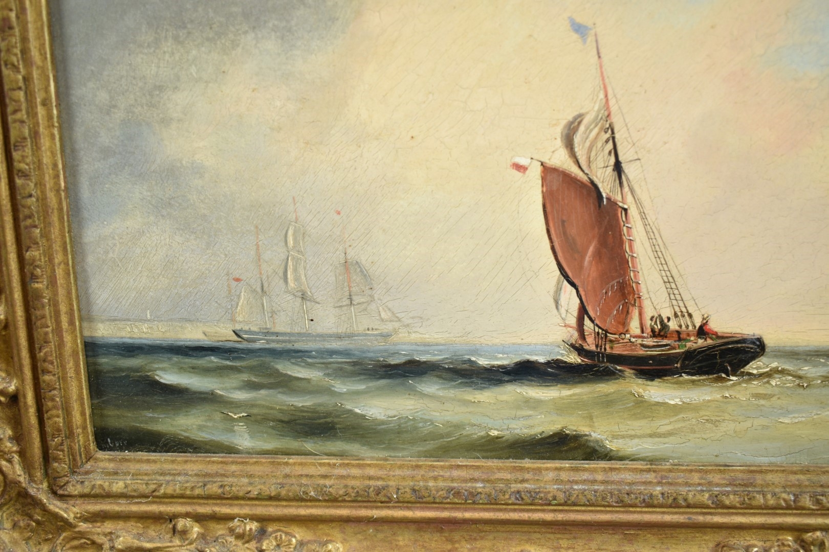 George Chambers | Pilot Cutter off the North Headland, Kent | MutualArt