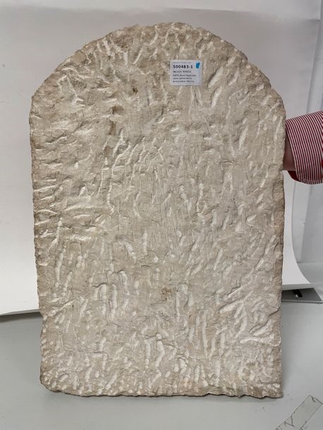 Egyptian School, 16th Century | Arched stele depicting a standing ...