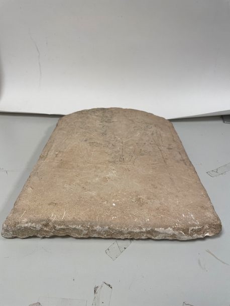 Egyptian School, 16th Century | Arched stele depicting a standing ...