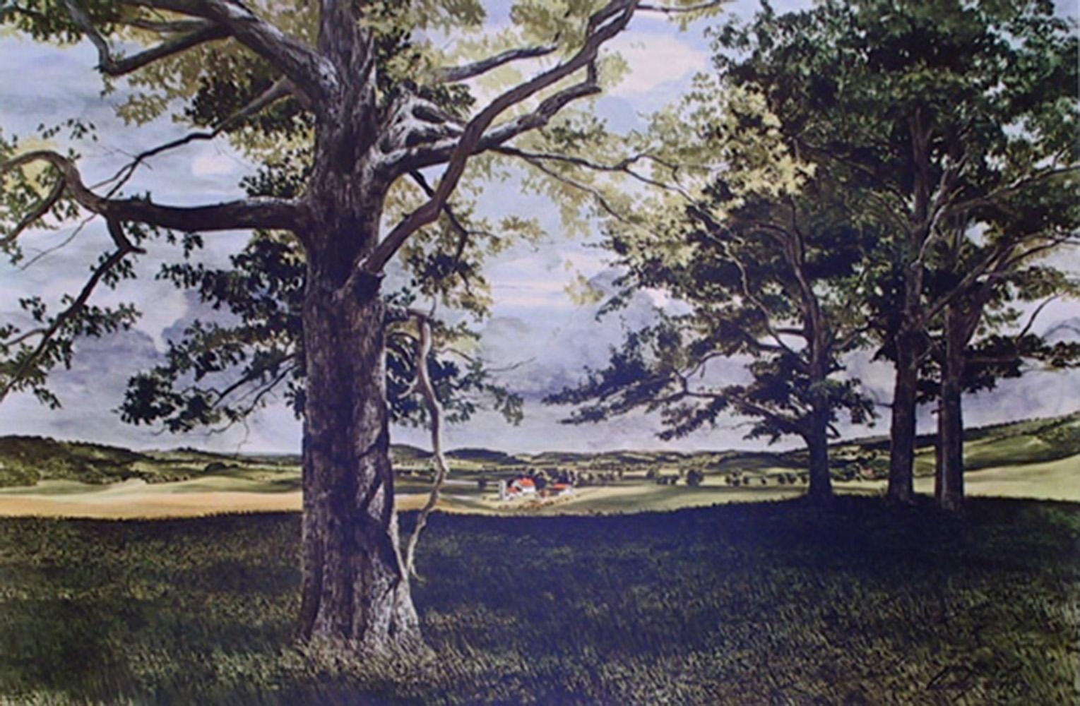 John Wesley Chumley | ABOVE THE FRUITED PLAIN (1973) | MutualArt