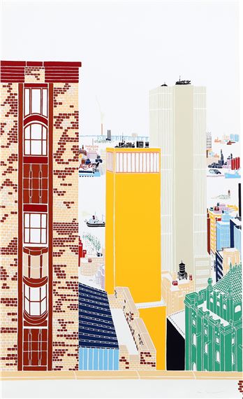 Mori Shizume | NEW YORK SKYLINE (1979) | MutualArt