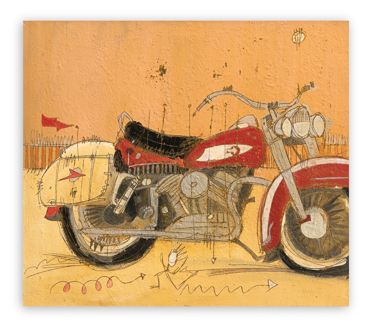 Luca Giovagnoli | Duo Glide Sportster (1993) | MutualArt