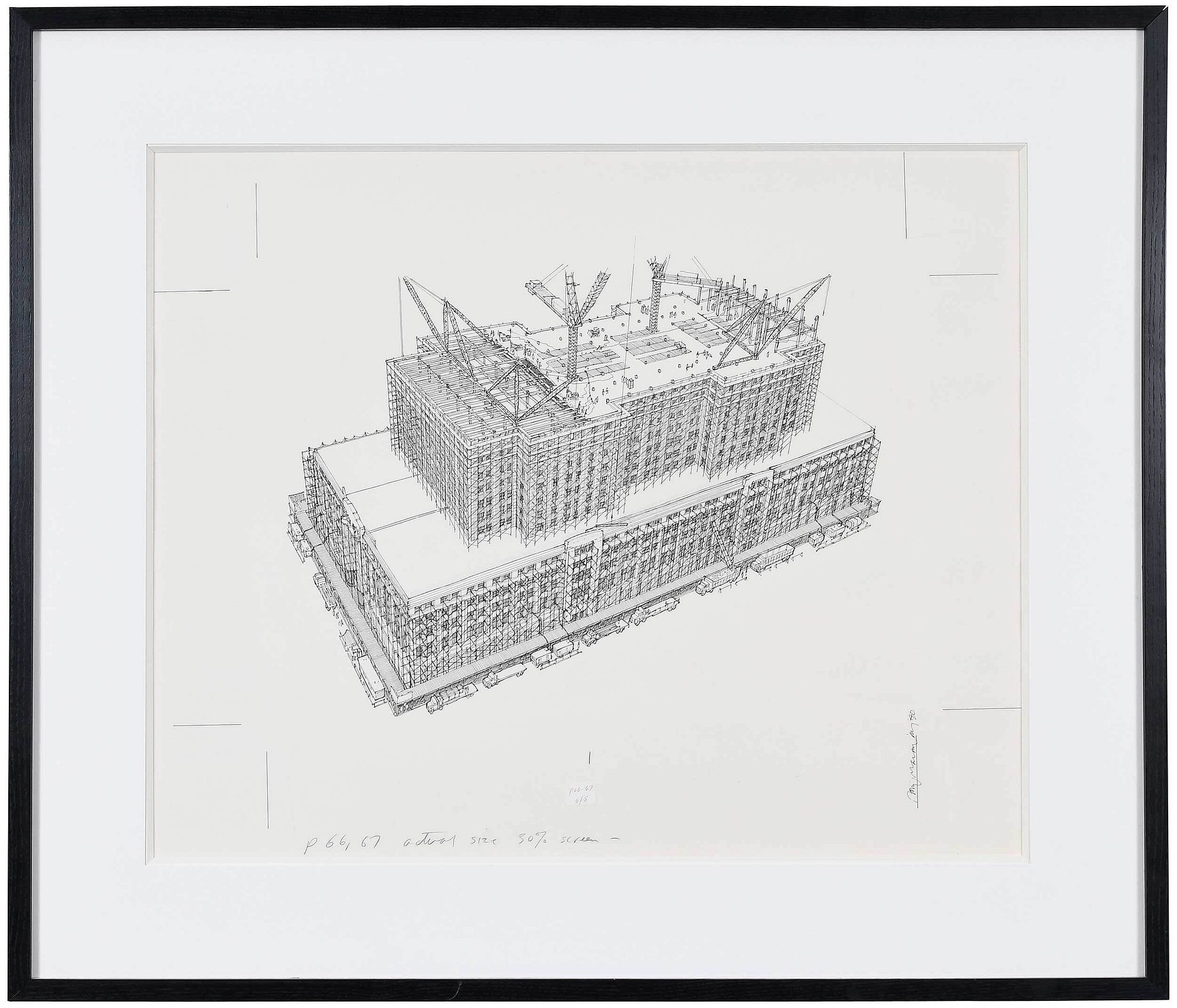 David Macaulay | Skyscraper Construction (1980) | MutualArt