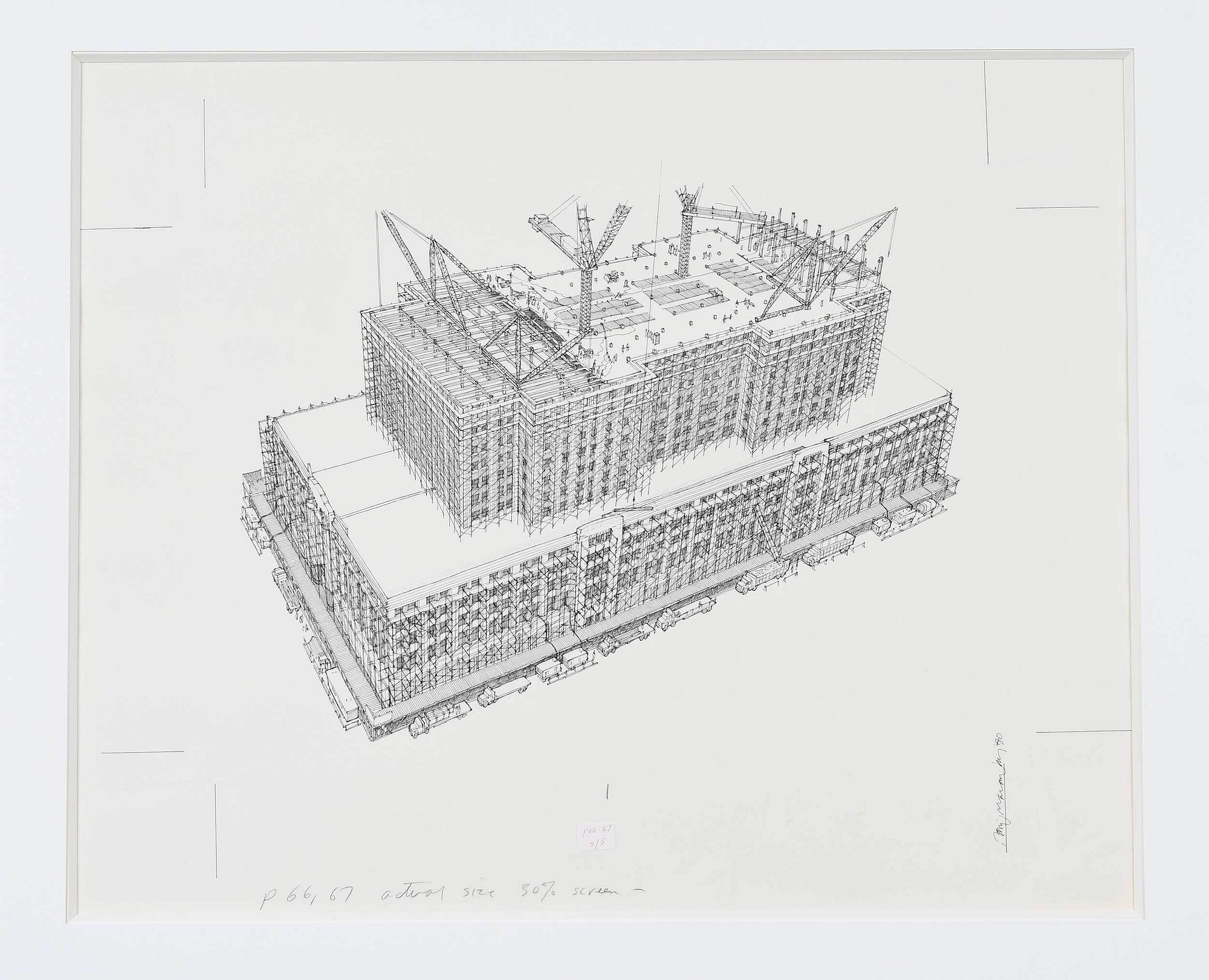 David Macaulay | Skyscraper Construction (1980) | MutualArt