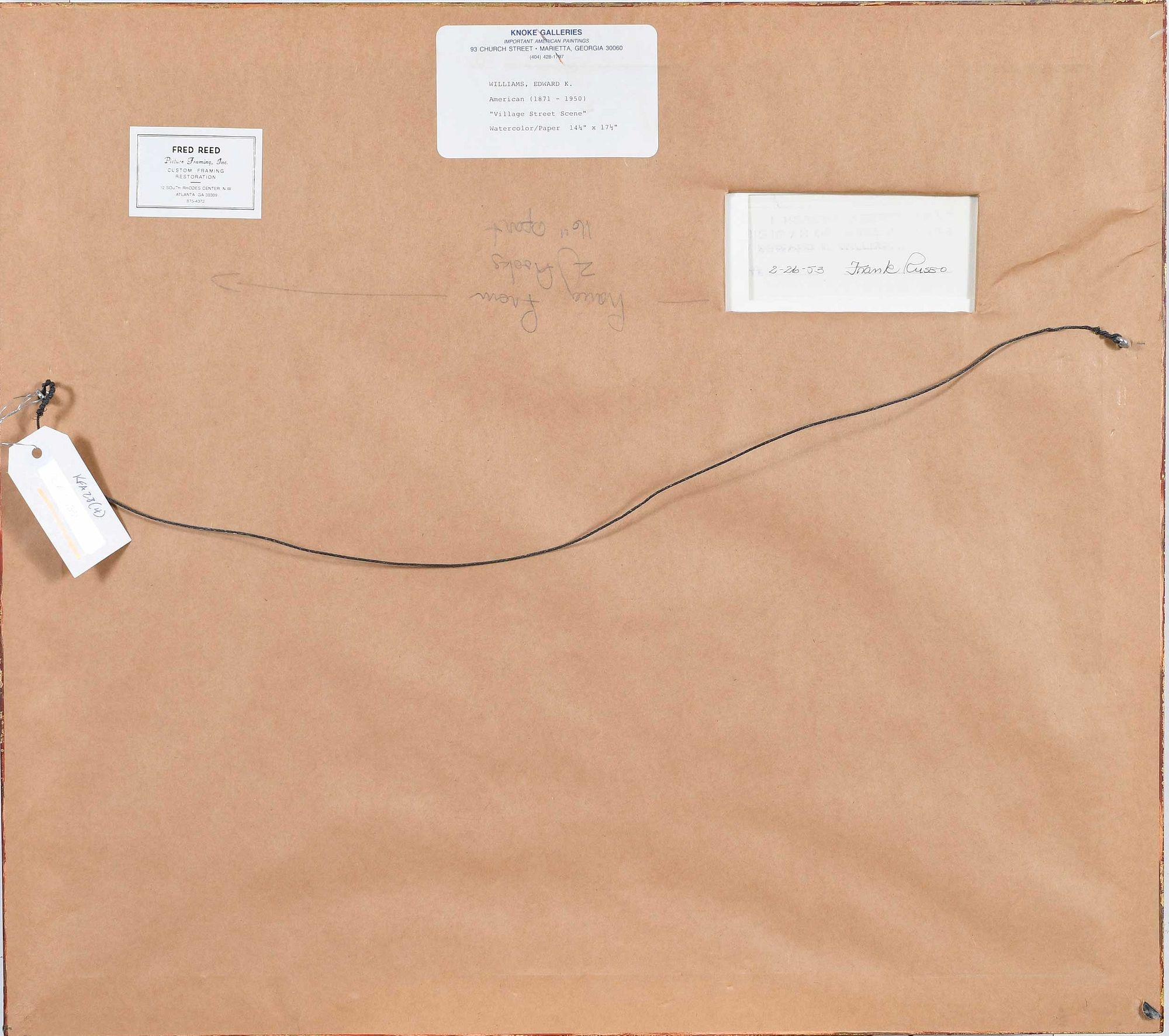 Edward K. Williams | Village Street Scene | MutualArt