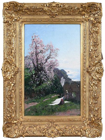 Otto Friedrich Geleng | View of Taormina (Circa 1900) | MutualArt