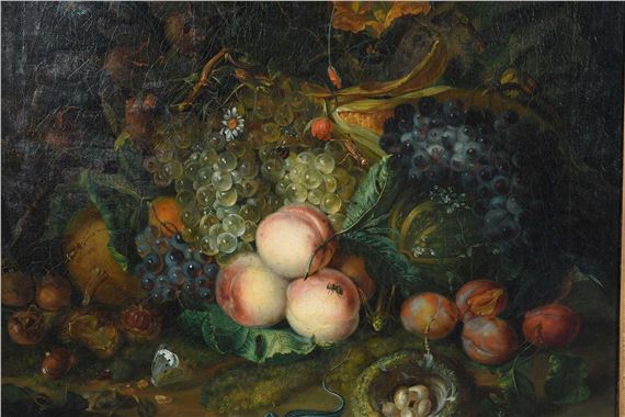 Rachel Ruysch | Still Life on a Forest Floor with Peaches (19th Century ...