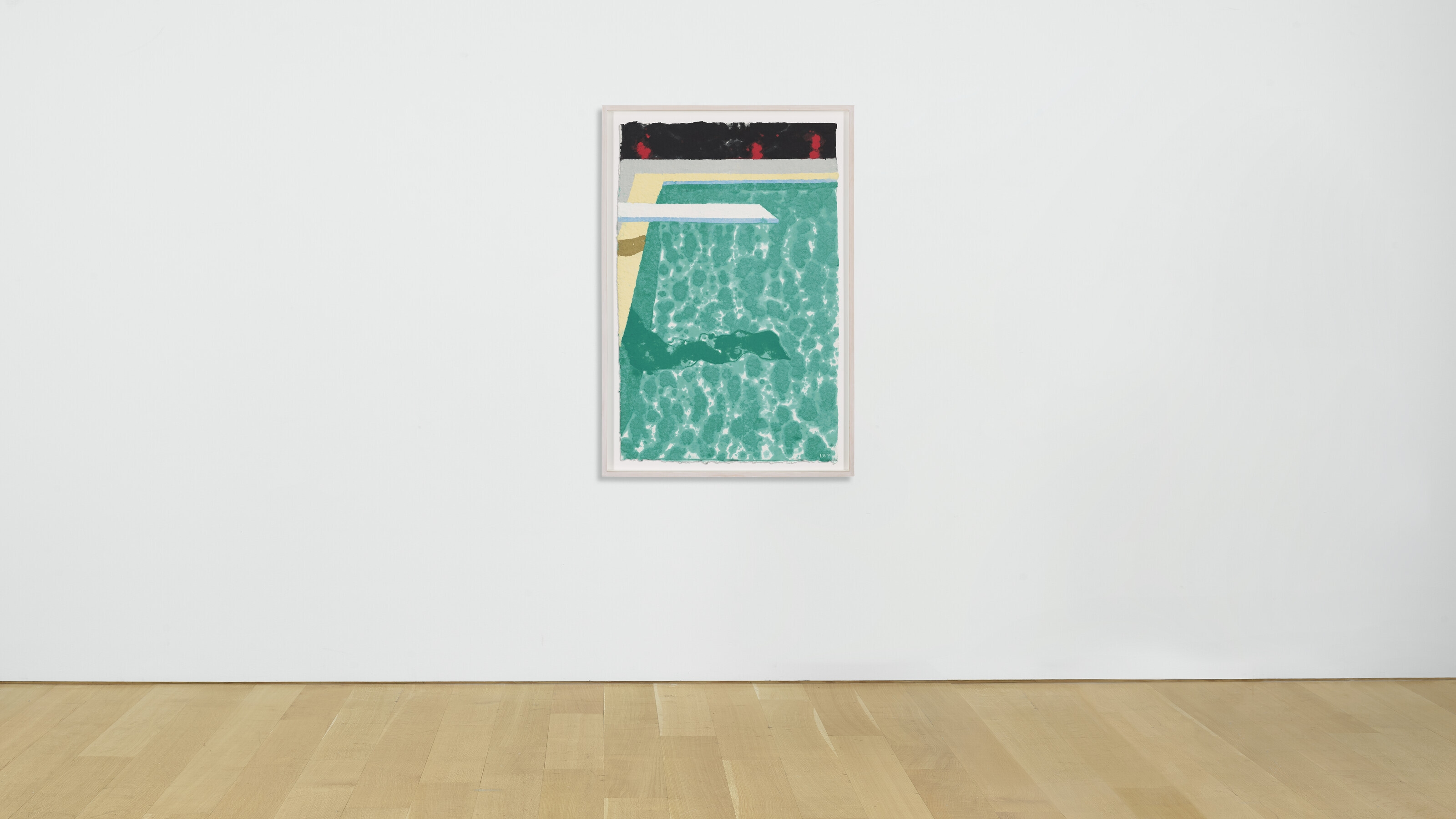 David Hockney | Green Pool with Diving Board and Shadow (Paper Pool 3 ...
