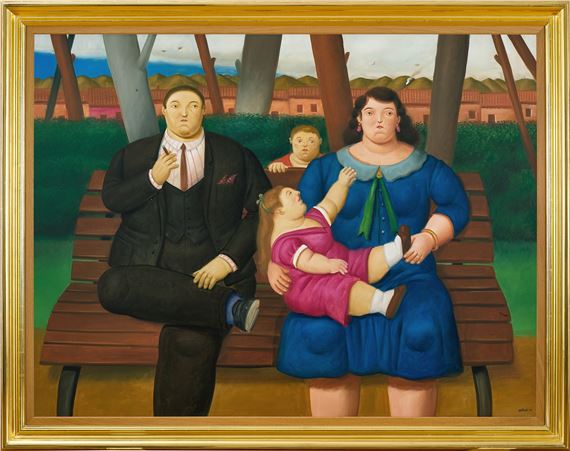 Fernando Botero | A Family | MutualArt