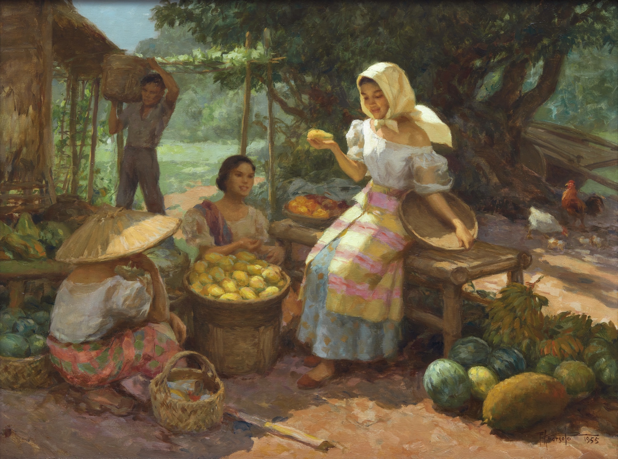 Fernando Amorsolo | Rice planting (1951) | MutualArt