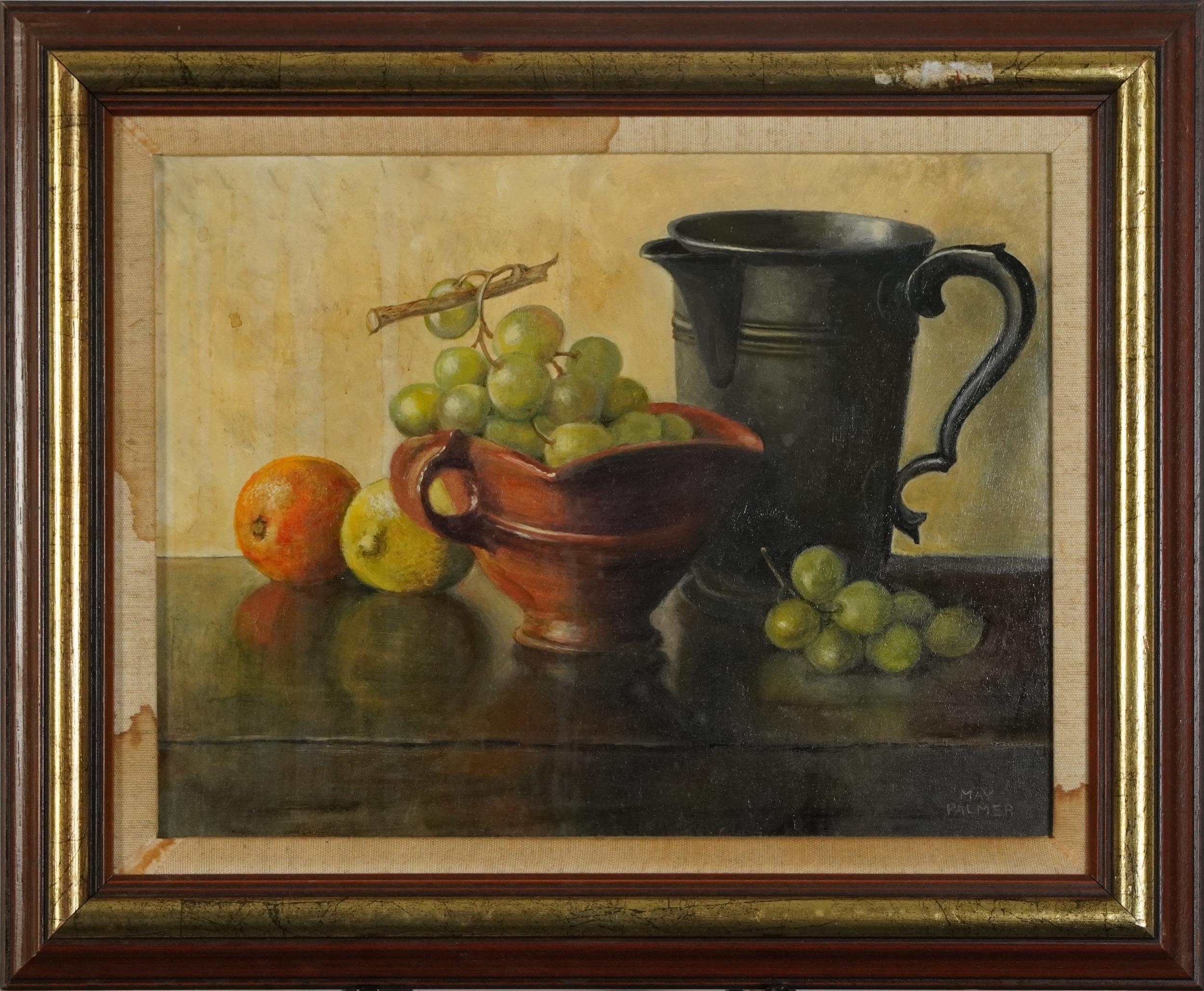 May Palmer | Still life with grapes | MutualArt