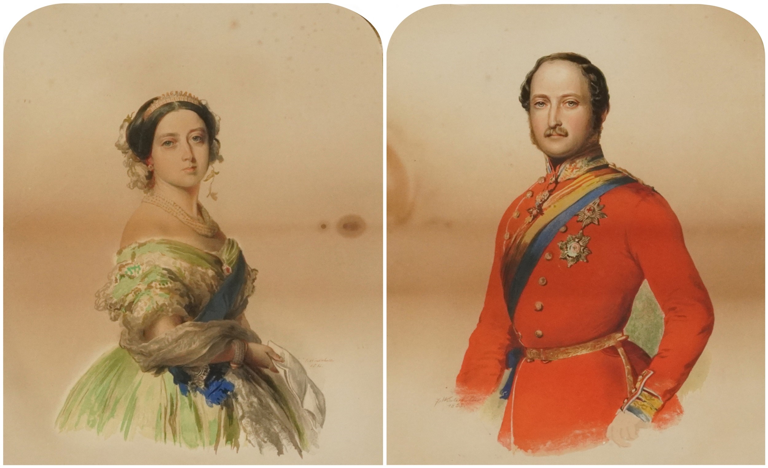 Franz Xaver Winterhalter | Queen Victoria and Prince Albert | MutualArt