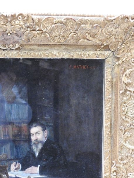 Paul Mathey | Portrait d'un médecin à son bureau (1903) | MutualArt