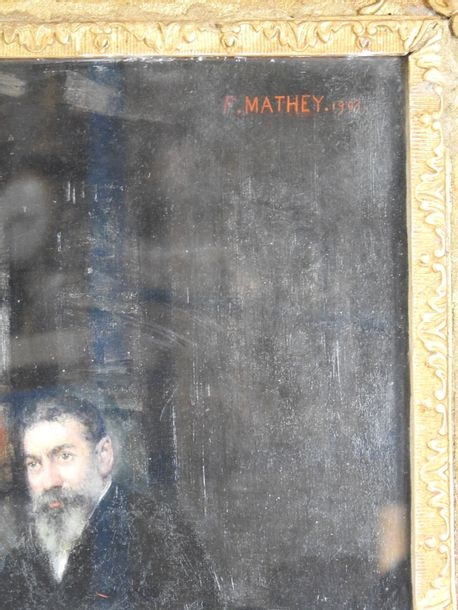 Paul Mathey | Portrait d'un médecin à son bureau (1903) | MutualArt