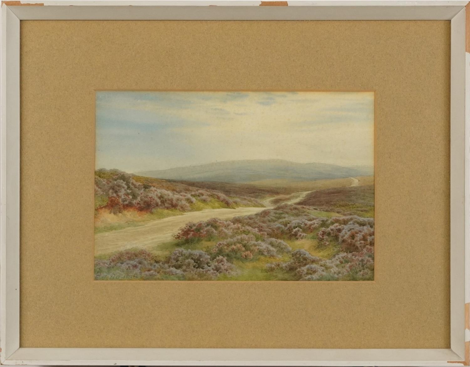 Charles James Adams | Rural landscape with path and heather | MutualArt