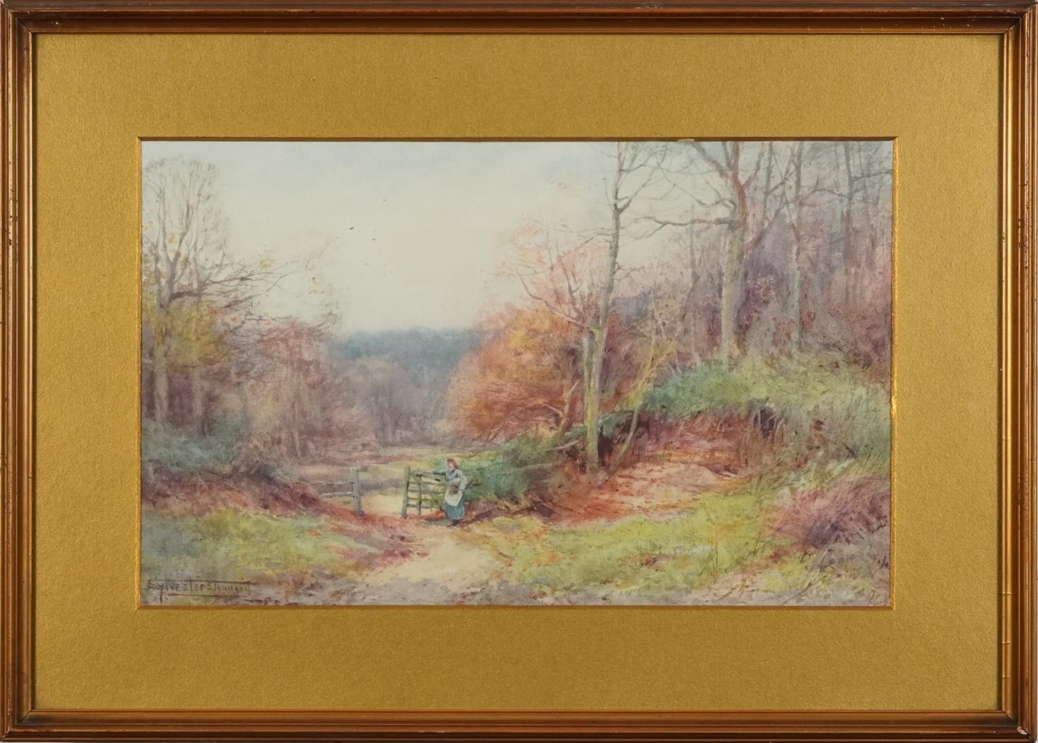 Henry John Sylvester Stannard | Rural landscapes with figures on ...