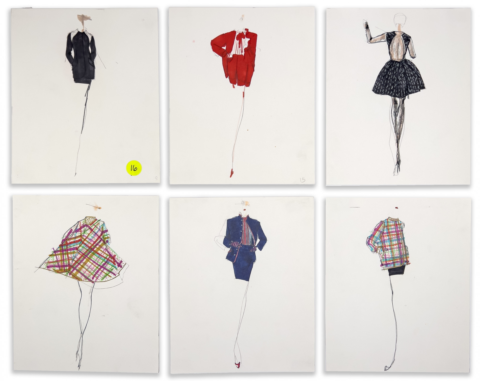 Joe Eula | 10 Illustrations for Geoffrey Beene | MutualArt