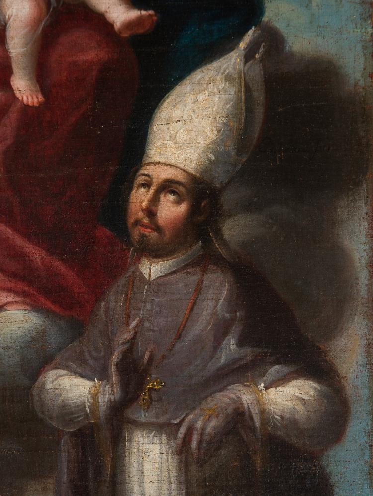 Miguel Cabrera | Our Lady of the Rosary with St. Augustine and St ...