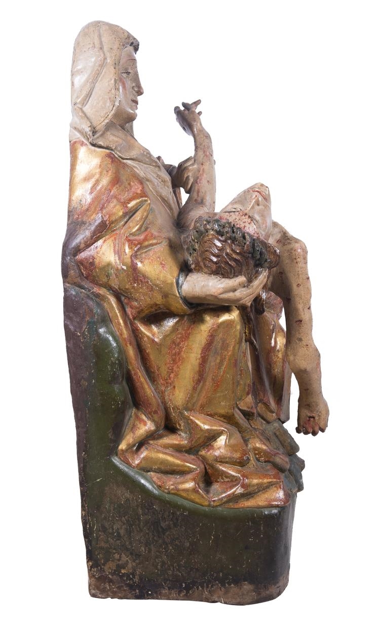 Hispano-Flemish School, 16th Century | Pietà (Circa 1500) | MutualArt