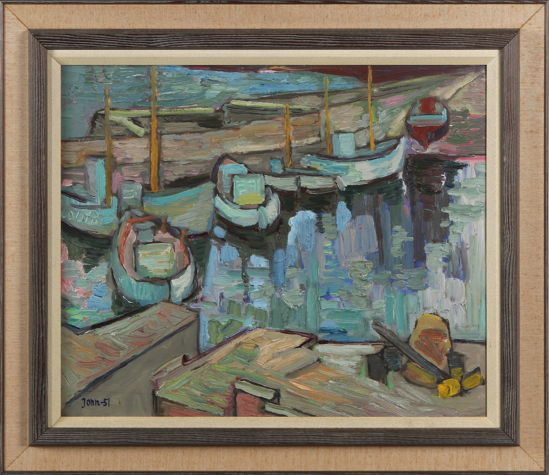 Gunnar Jonn | Hamnmotiv | MutualArt