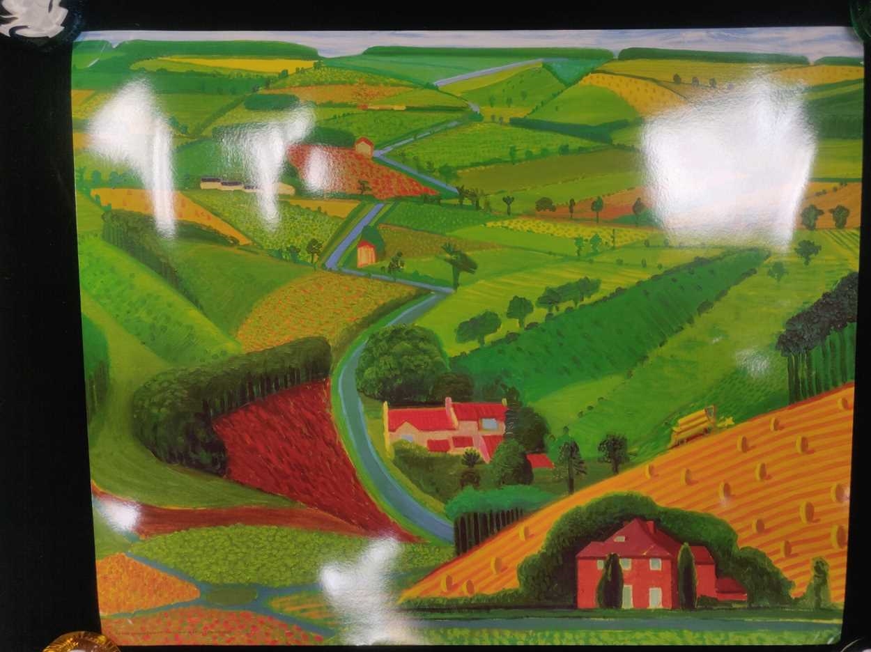 David Hockney | The Road Across the Wolds (1997) | MutualArt