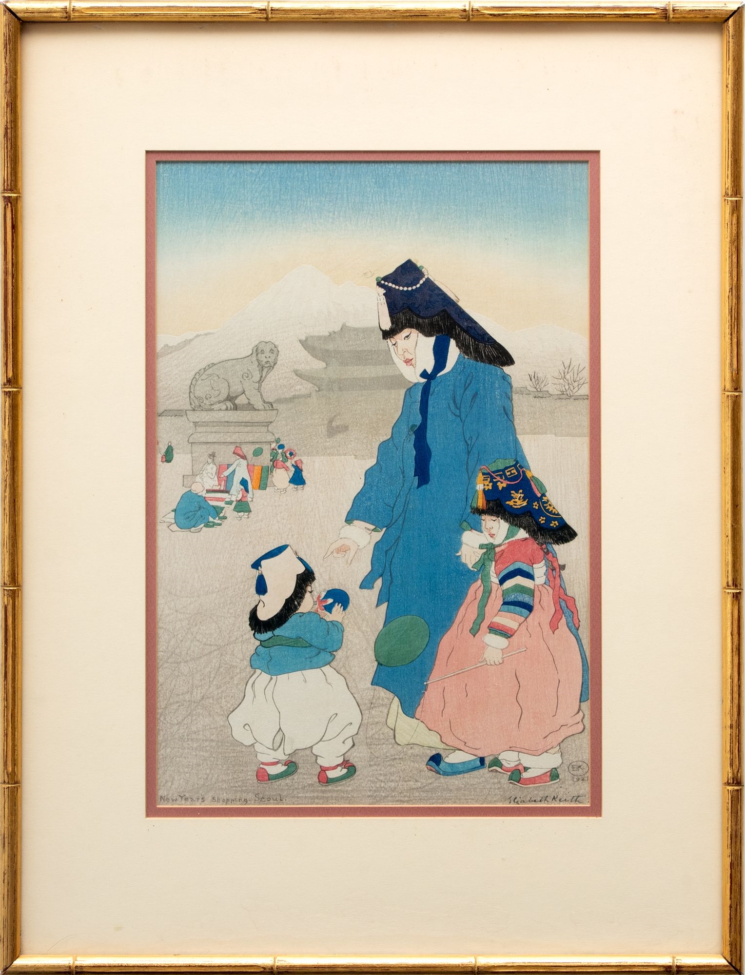 Elizabeth Keith | Elizabeth Keith (British, 1887-1956) Woodcut In ...