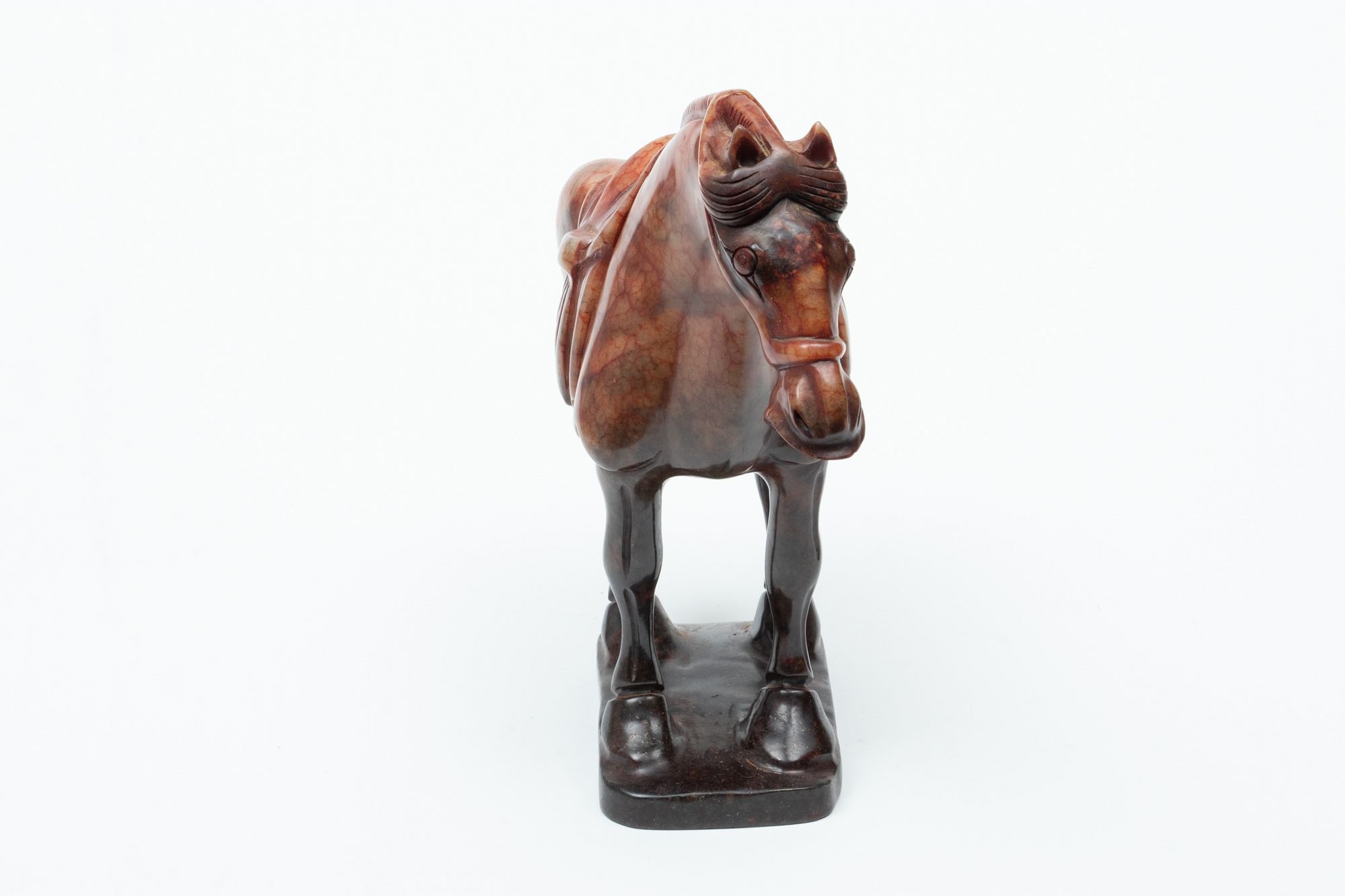 Chinese School, 19th Century | Standing Tang Style Horse With Saddle ...