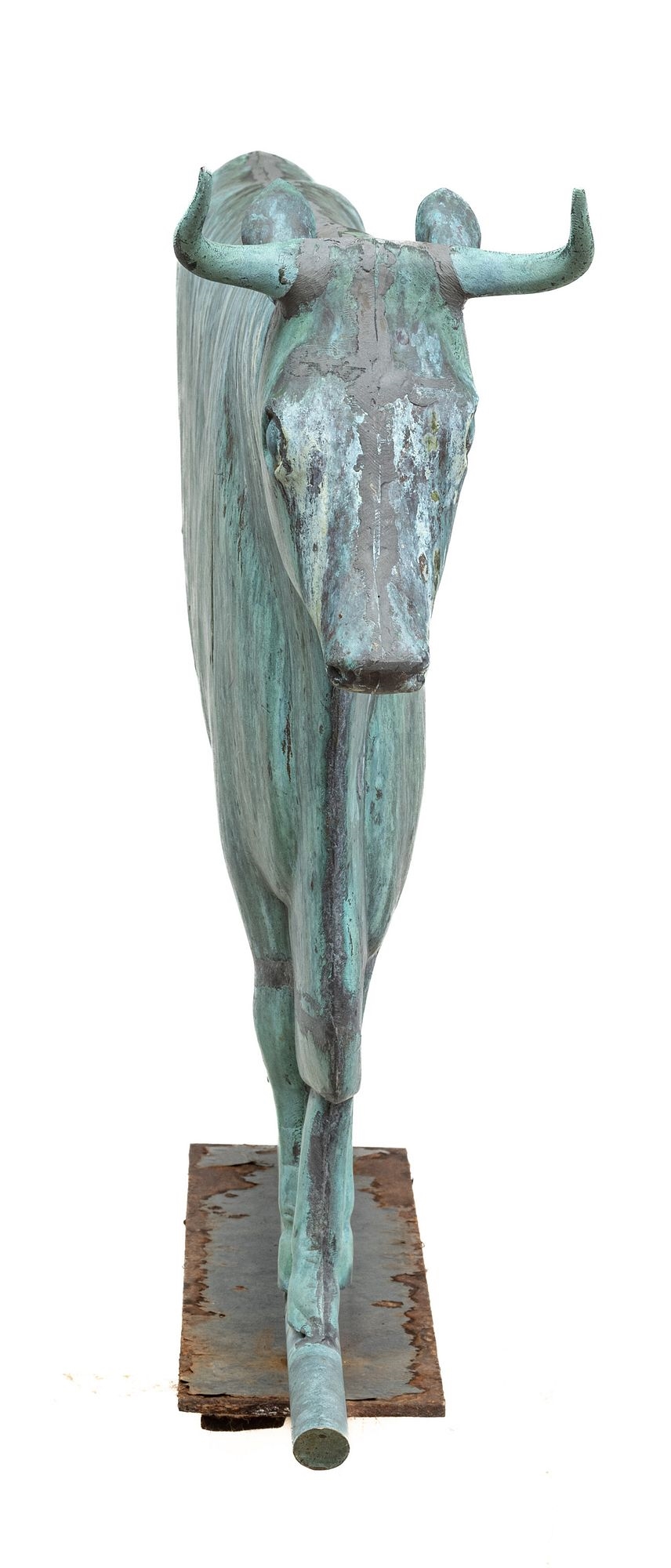 American School, 19th Century | Cow Form Copper Weather Vane, | MutualArt