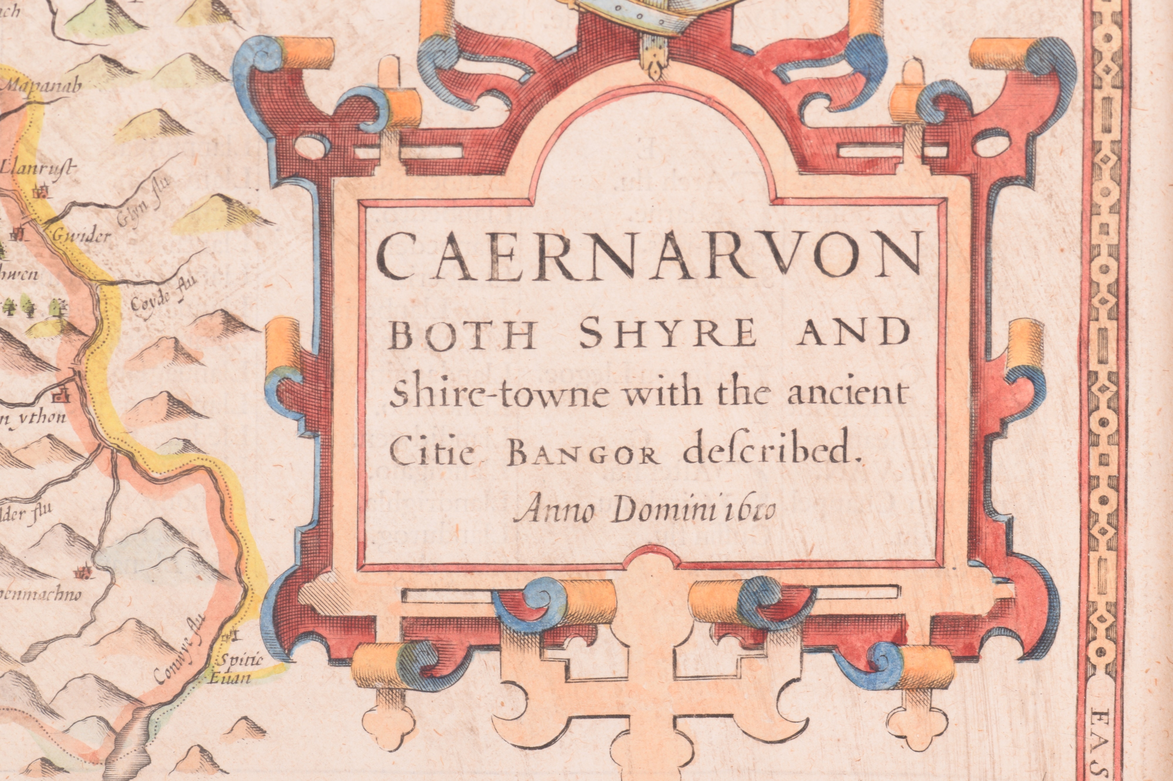 Unknown | Caernavon both shire and shire-town (1610) | MutualArt