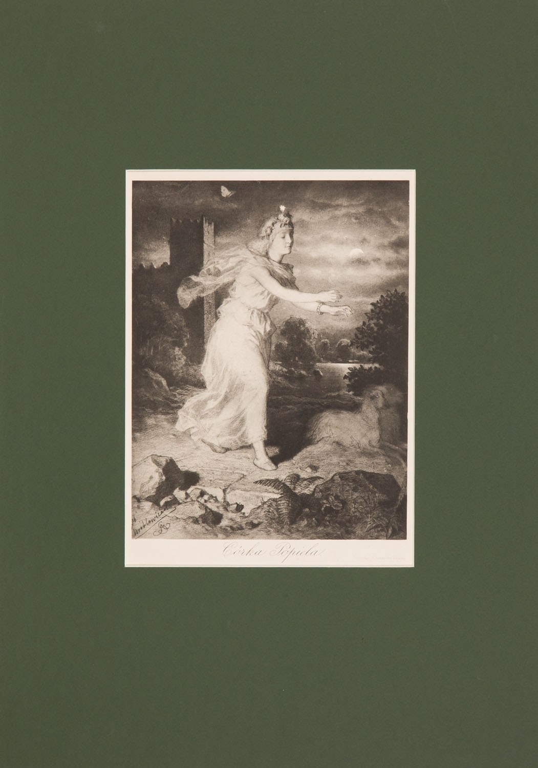 Artur Grottger | Córka Popiela (1861) | MutualArt