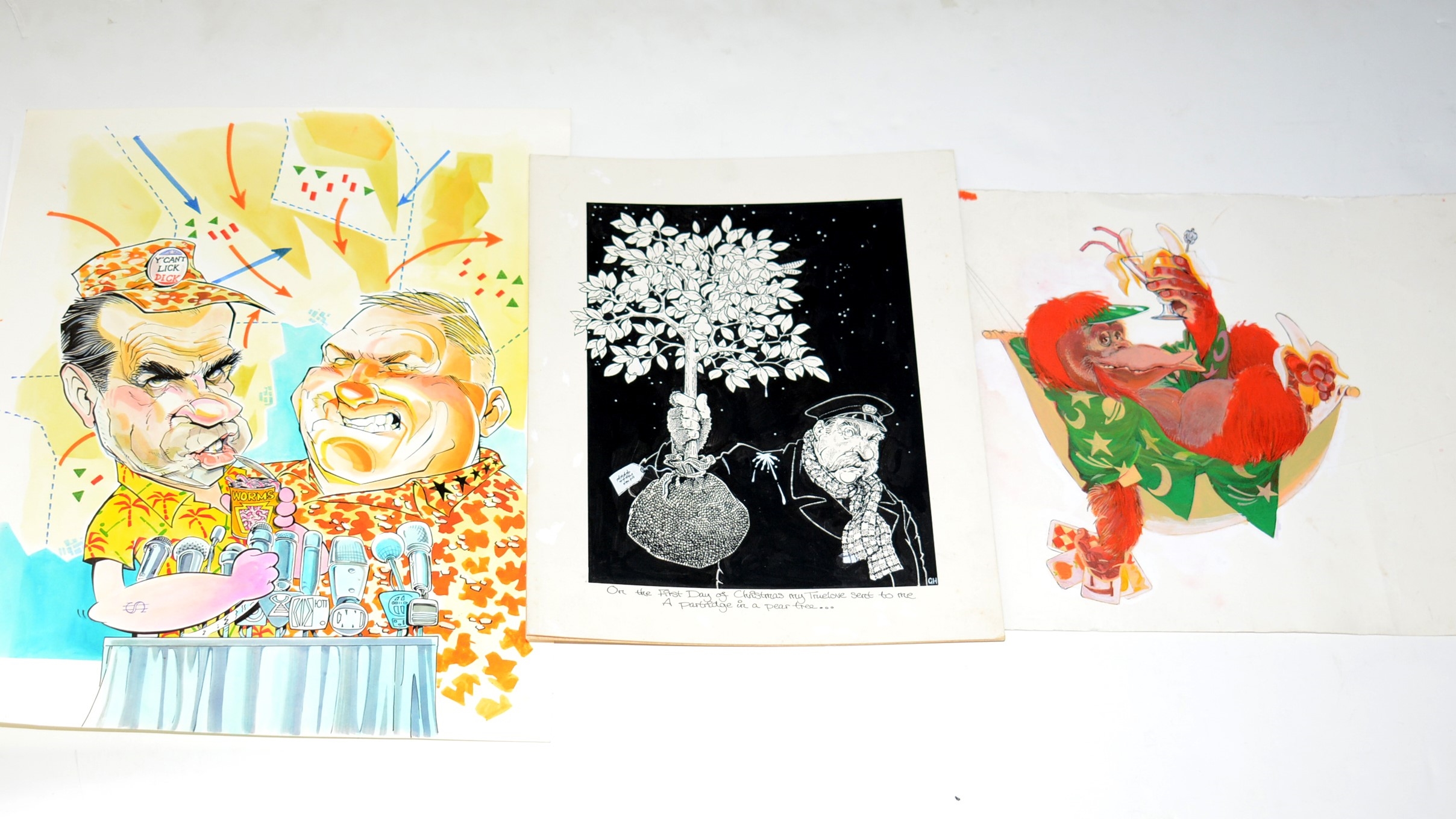 Graham Higgins | Caricature portraits including Donald Trump, Richard ...