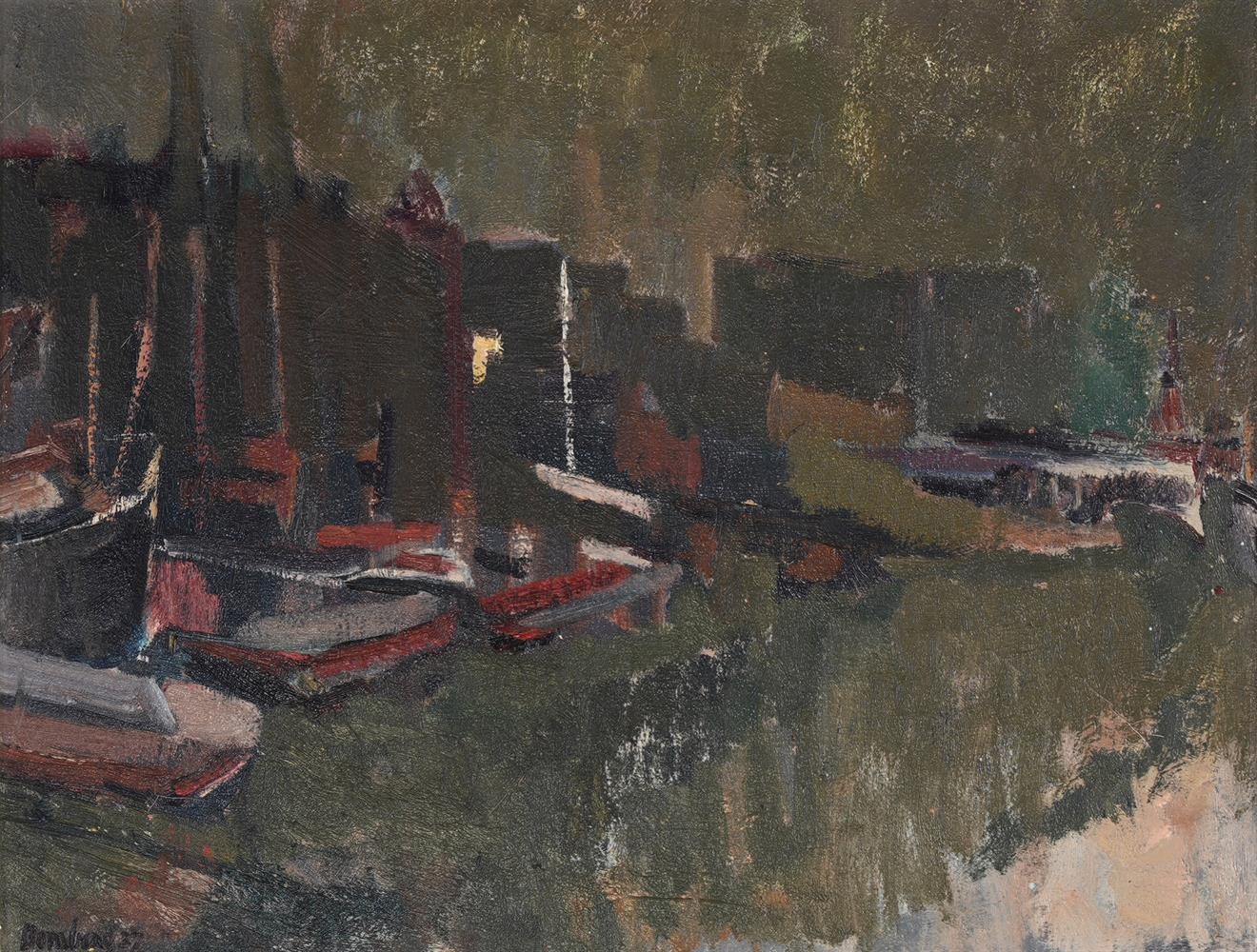 David Bomberg | THAMES BARGES | MutualArt