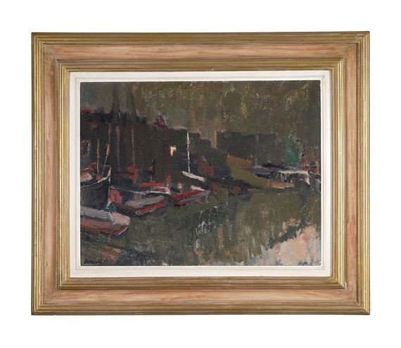 David Bomberg | THAMES BARGES | MutualArt