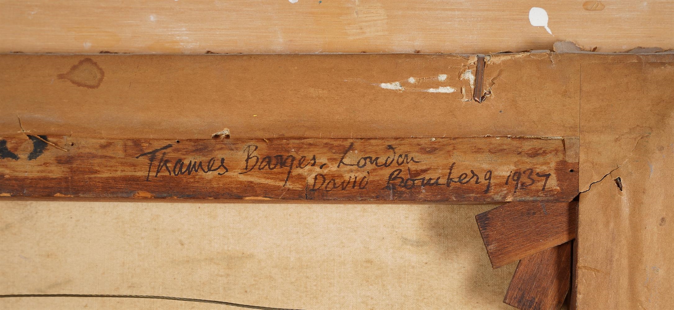 David Bomberg | THAMES BARGES | MutualArt