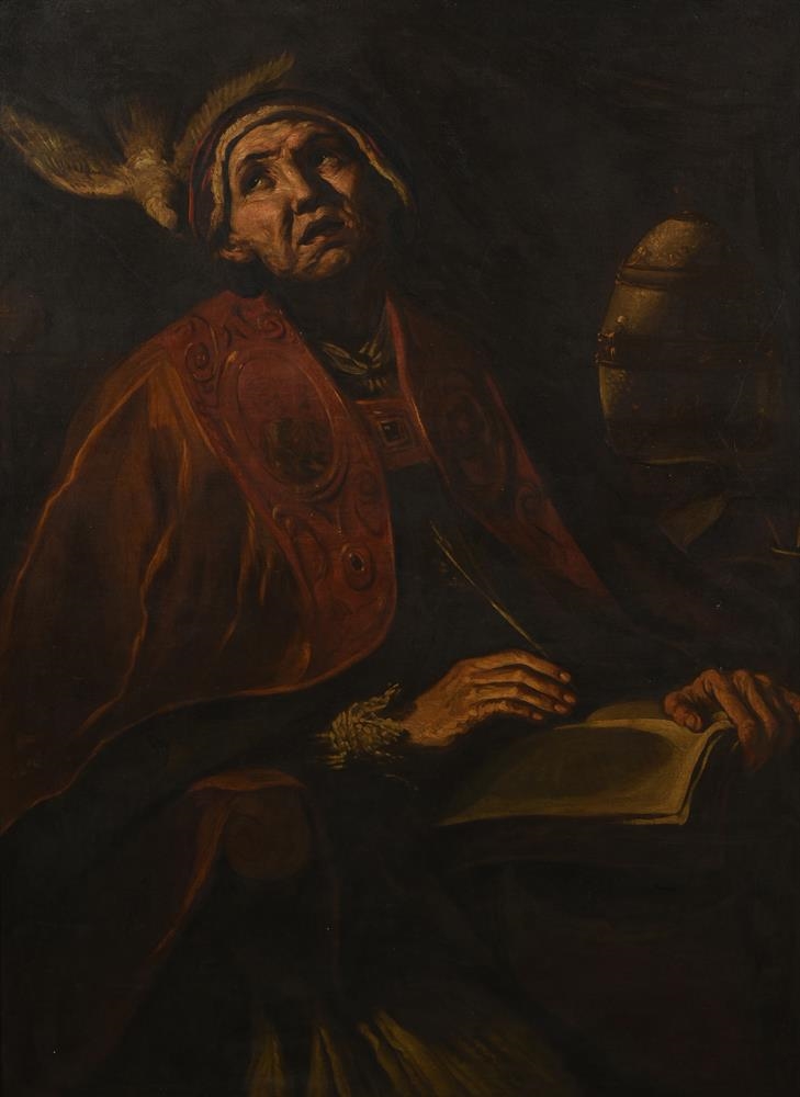 Roman School, 17th Century | POPE GREGORY THE GREAT | MutualArt