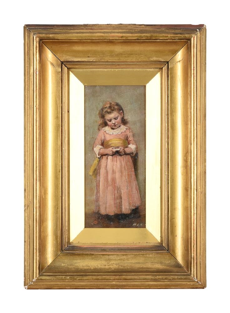 Mary Evelina Kindon | STUDY OF A GIRL READING | MutualArt