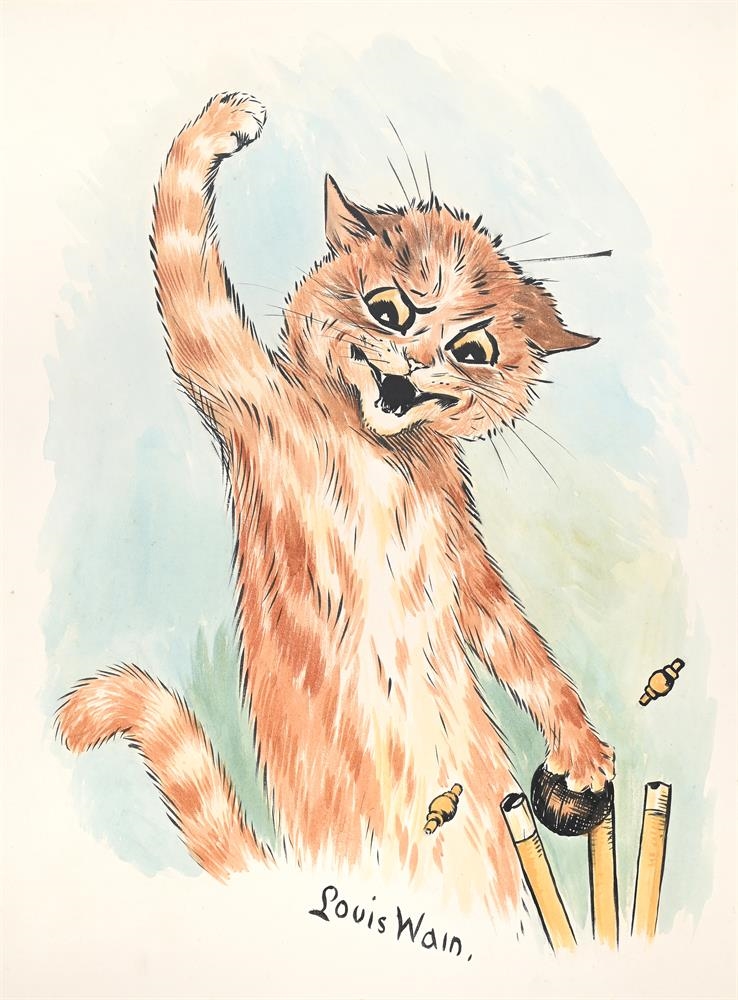 Louis Wain | 'I fell in Love with a lovely Kitten' | MutualArt