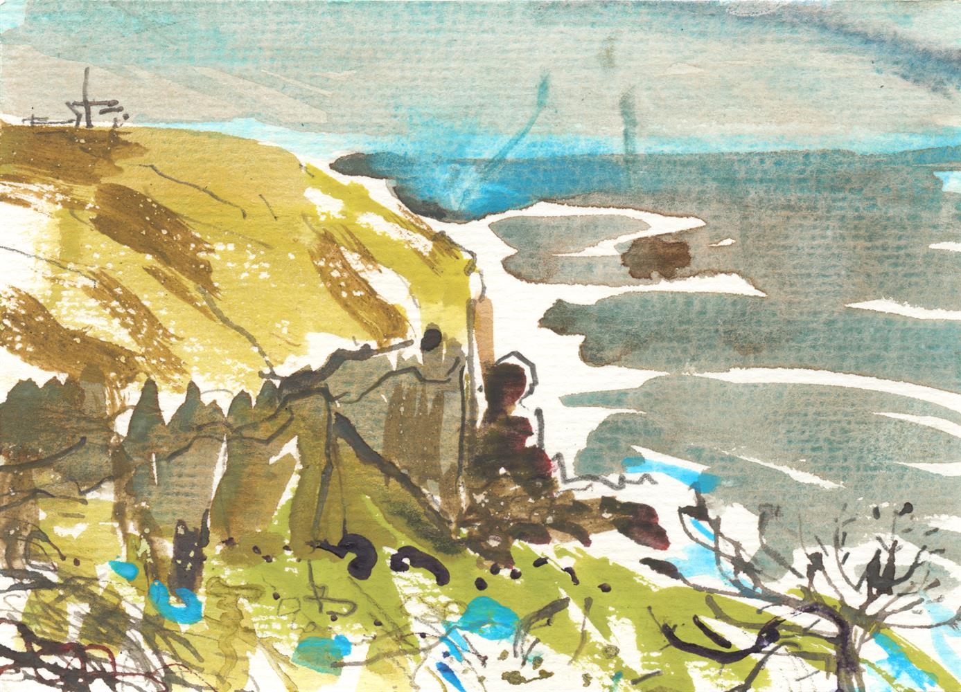 Frances Hatch | Lively Breeze Over The Portland Coast Guard Look Out ...