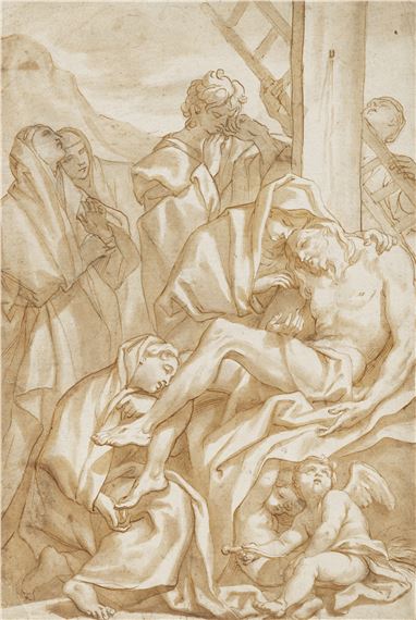 Domenico Piola | The Deposition of Christ | MutualArt