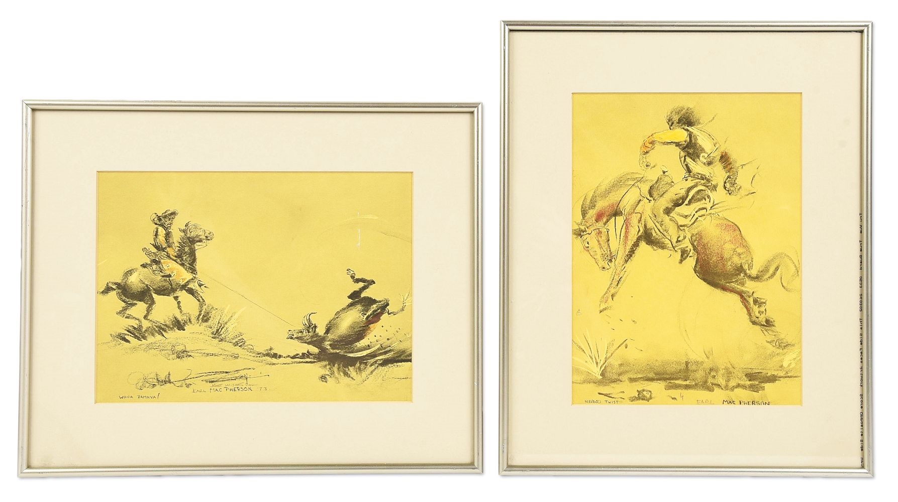 Earl MacPherson | A pair of Illustrations a) Navajo Twist | MutualArt