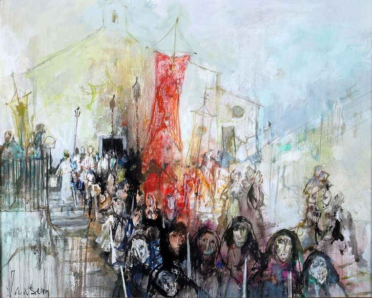 Jean Jansem | Procession. | MutualArt