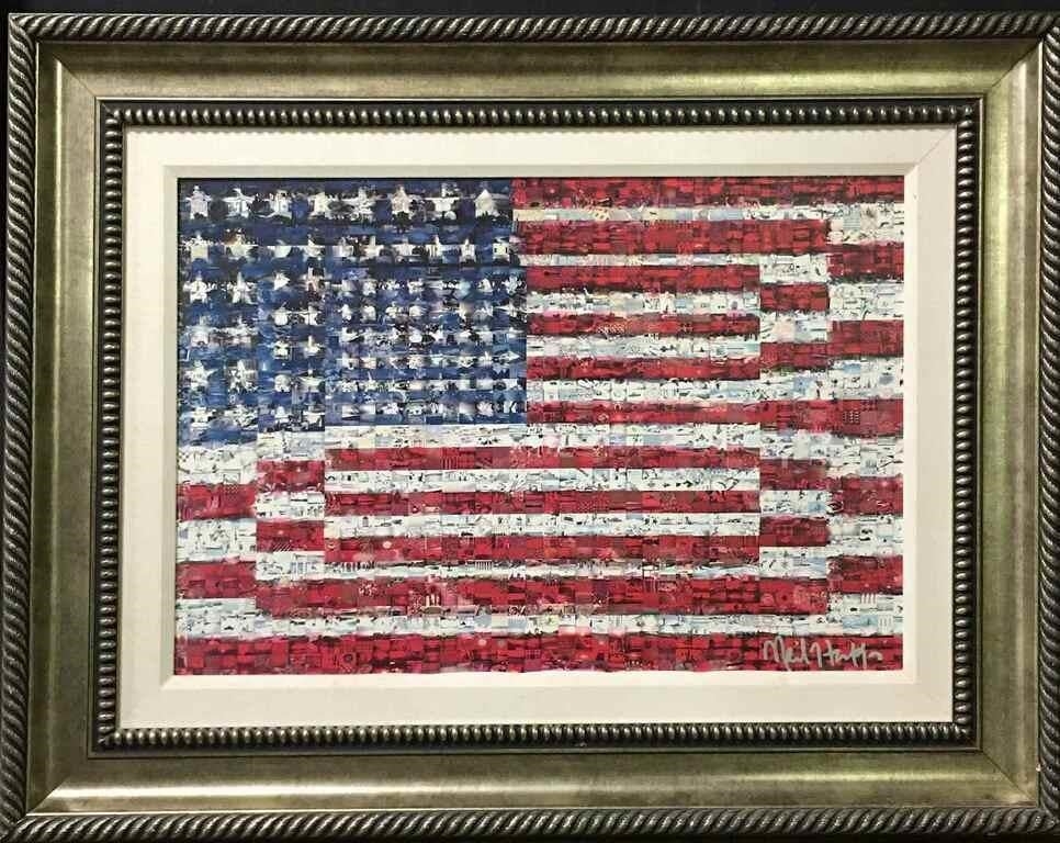 NEIL J. FARKAS | THREE FLAGS | MutualArt