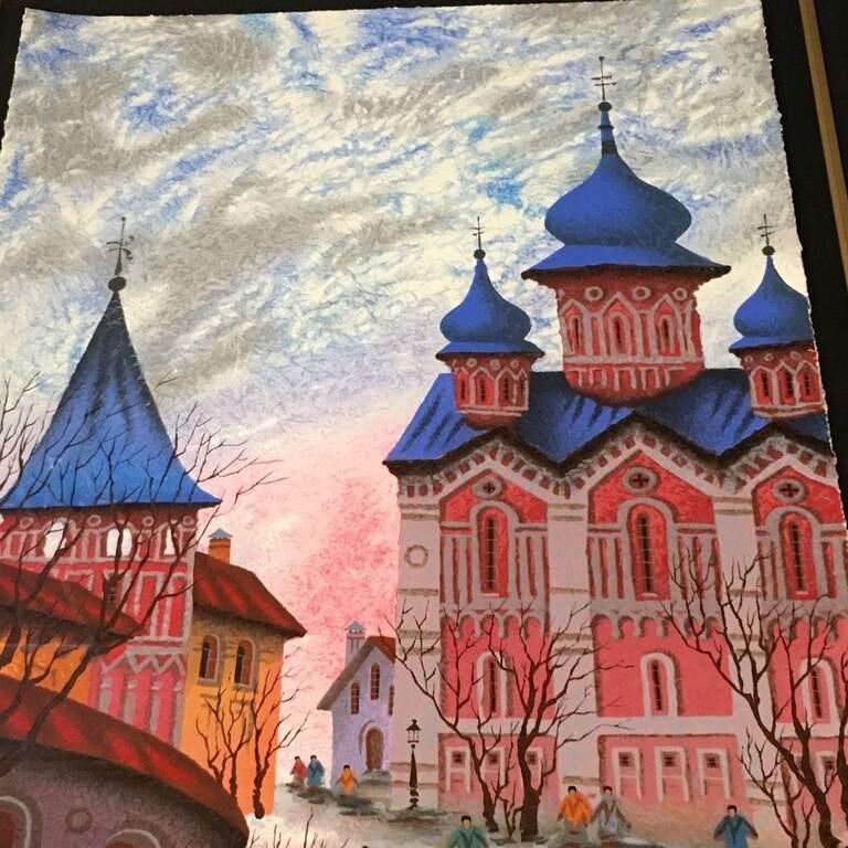 Anatole Krasnyansky | RED CATHEDRAL | MutualArt