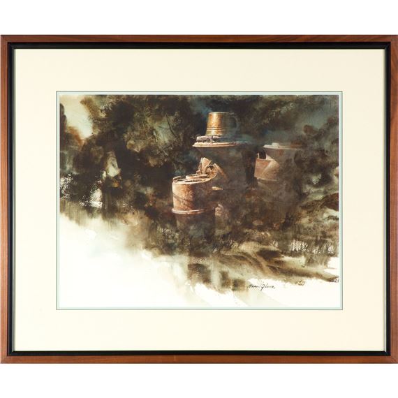 Brian Johnson | Still life with Copper pots | MutualArt