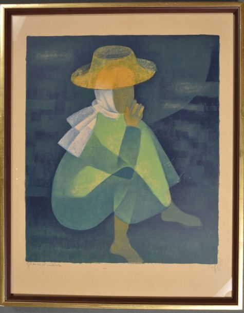 Louis Toffoli | Seated woman. | MutualArt