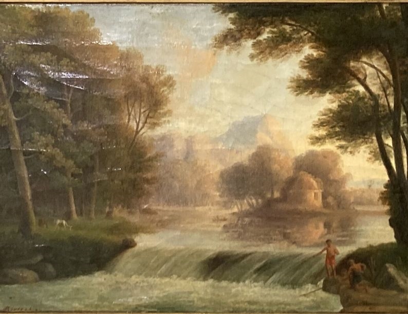Charles Emmanuel Joseph Roussel | The waterfall | MutualArt