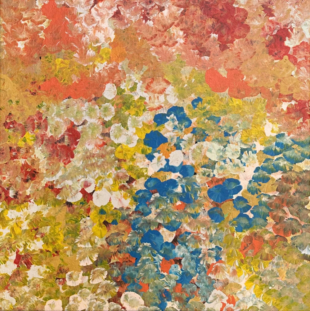 Janet Golder Kngwarreye | Bush Yam Flower 2019 (2019) | MutualArt