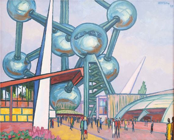 Fernand Daucho | l'Atomium à Bruxelles (1958) | MutualArt