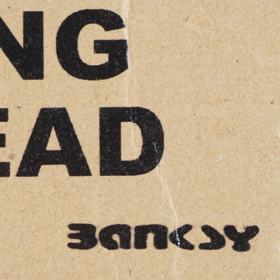 Banksy | Americans Working Overhead | MutualArt